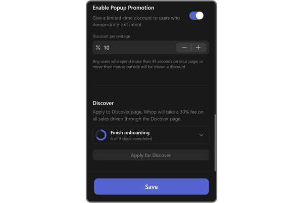 How to set up your whop store page: Creating the perfect online store