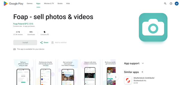Foap review: Is this the best app for selling photos online?