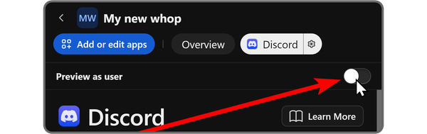 How to link your whop to a Discord server