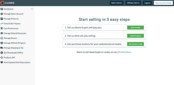E-junkie review: Could this be the winning platform to sell downloads?