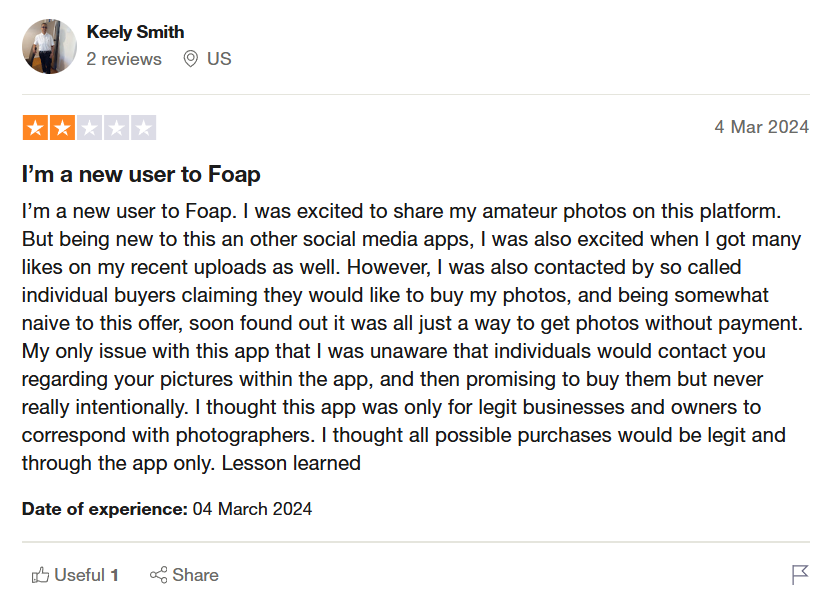 Foap review: Is this the best app for selling photos online?