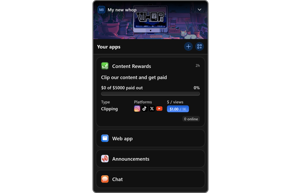 How to use Content Rewards on Whop