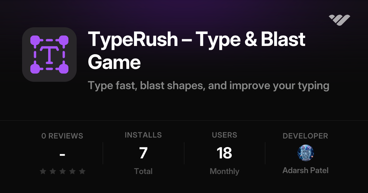TypeRush – Type & Blast Game | Whop