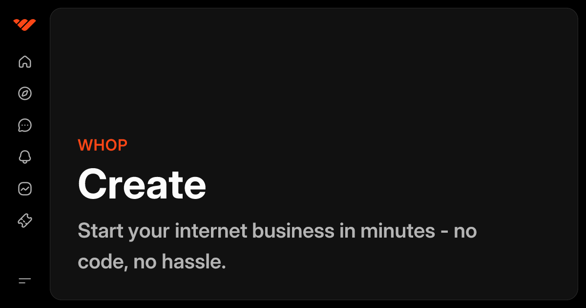Create | Whop