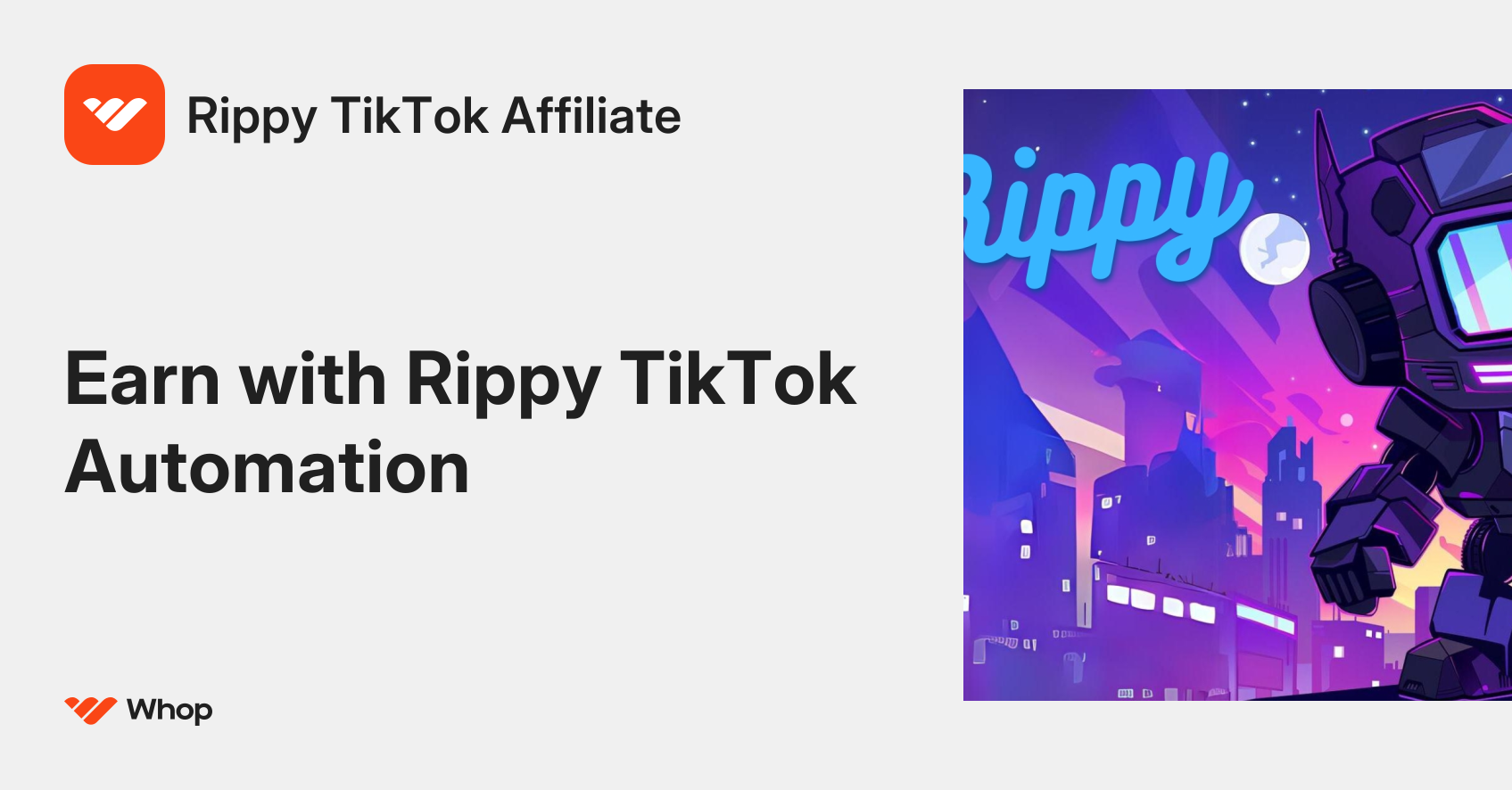 Rippy TikTok Affiliate | Whop