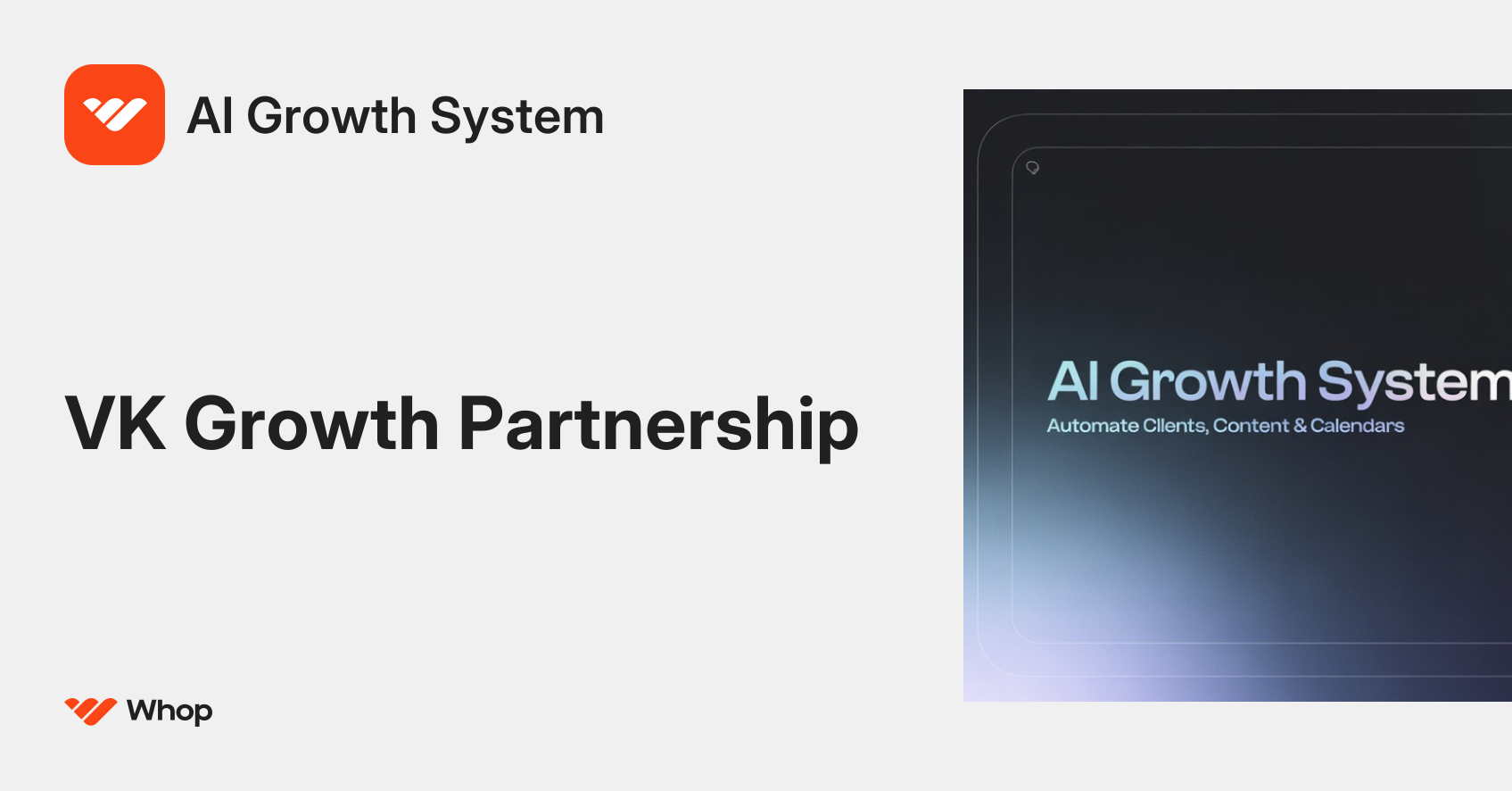 AI Growth System | Whop