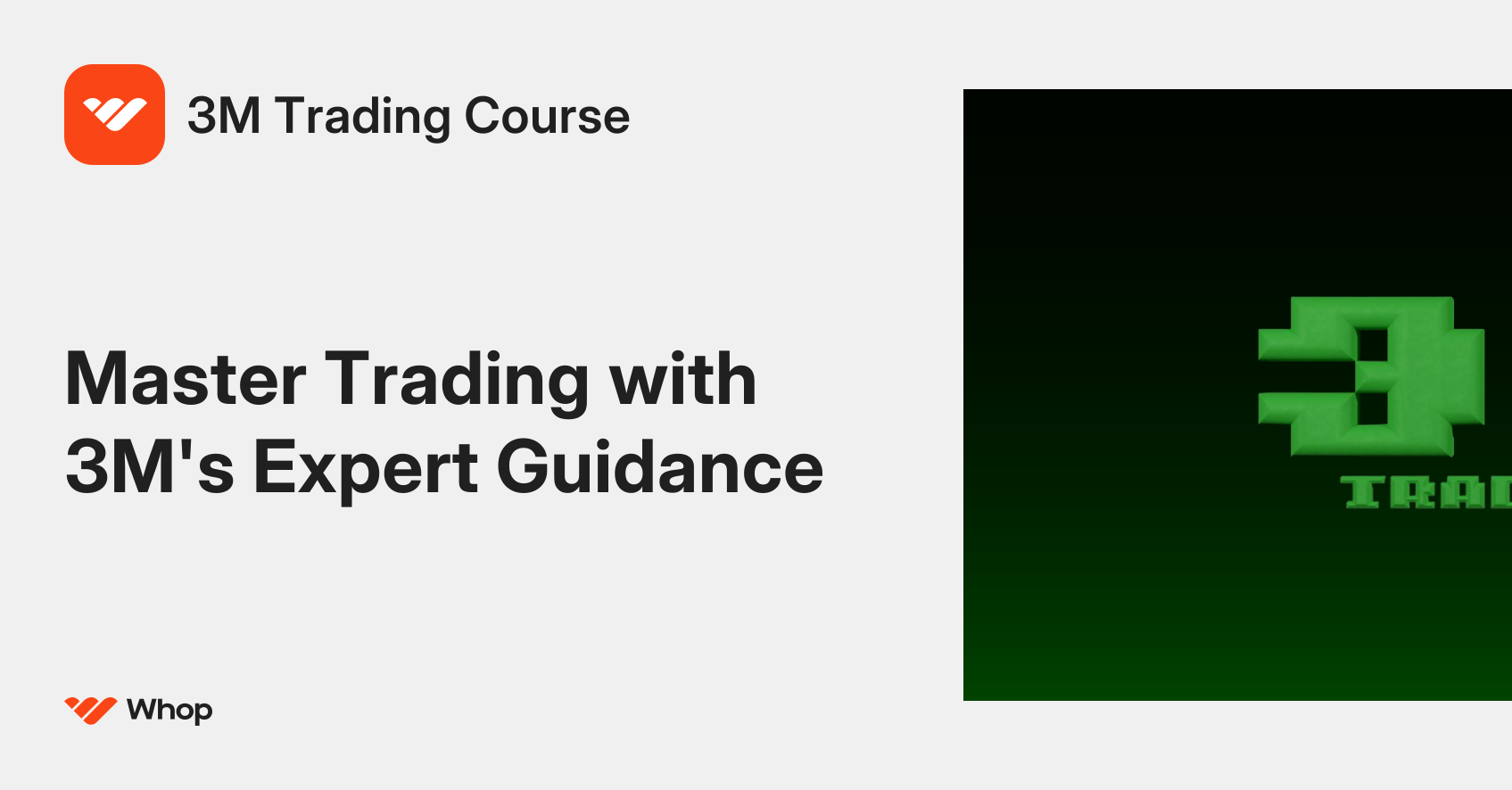 3M Trading Course | Whop