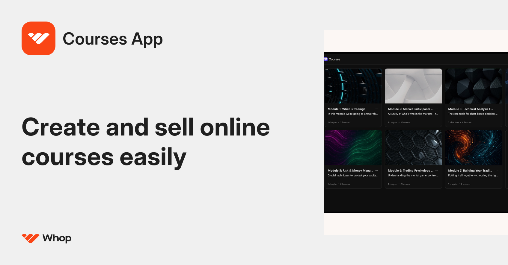 Courses App | Whop