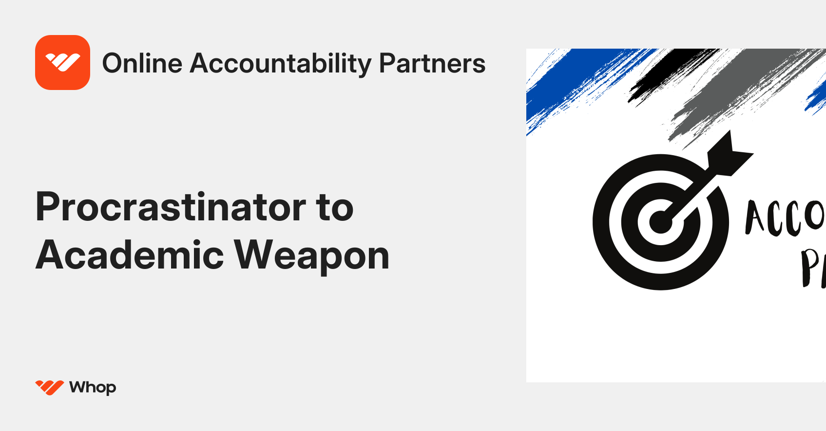 Online Accountability Partners | Whop