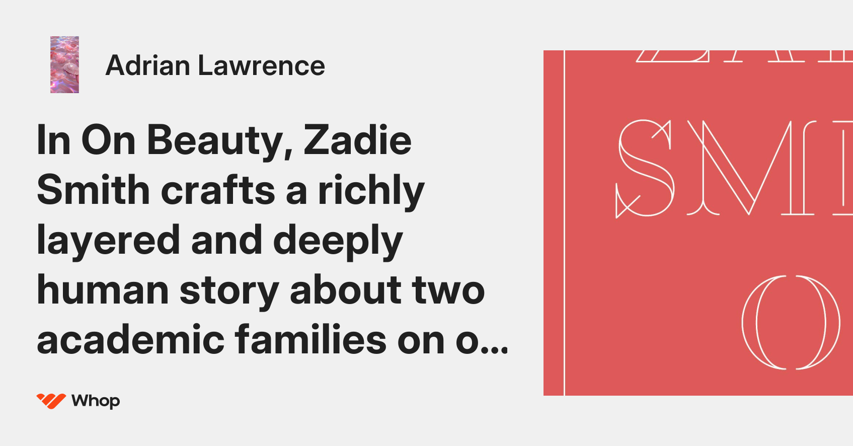 Adrian Lawrence | Whop