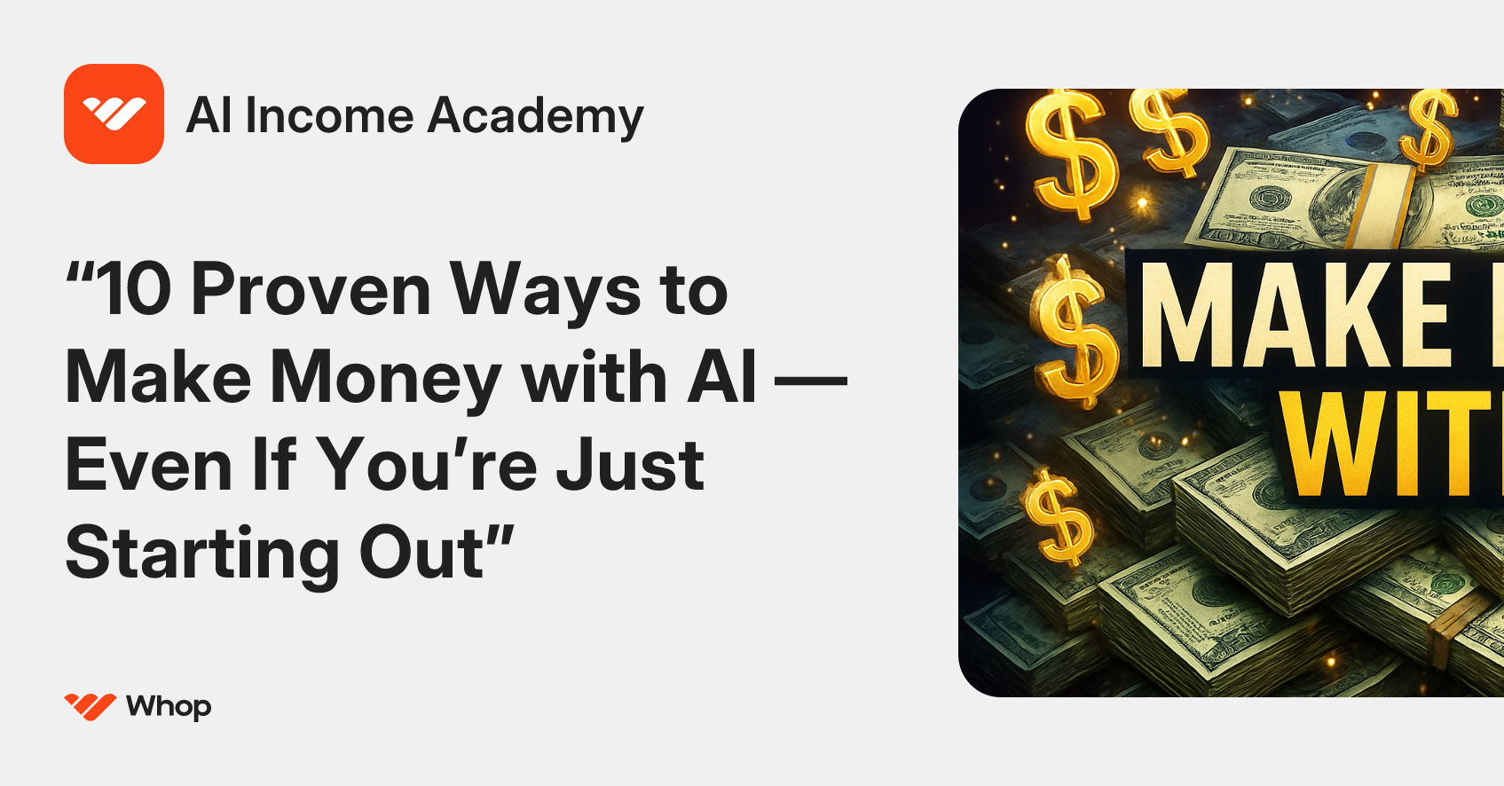 AI Income Academy | Whop