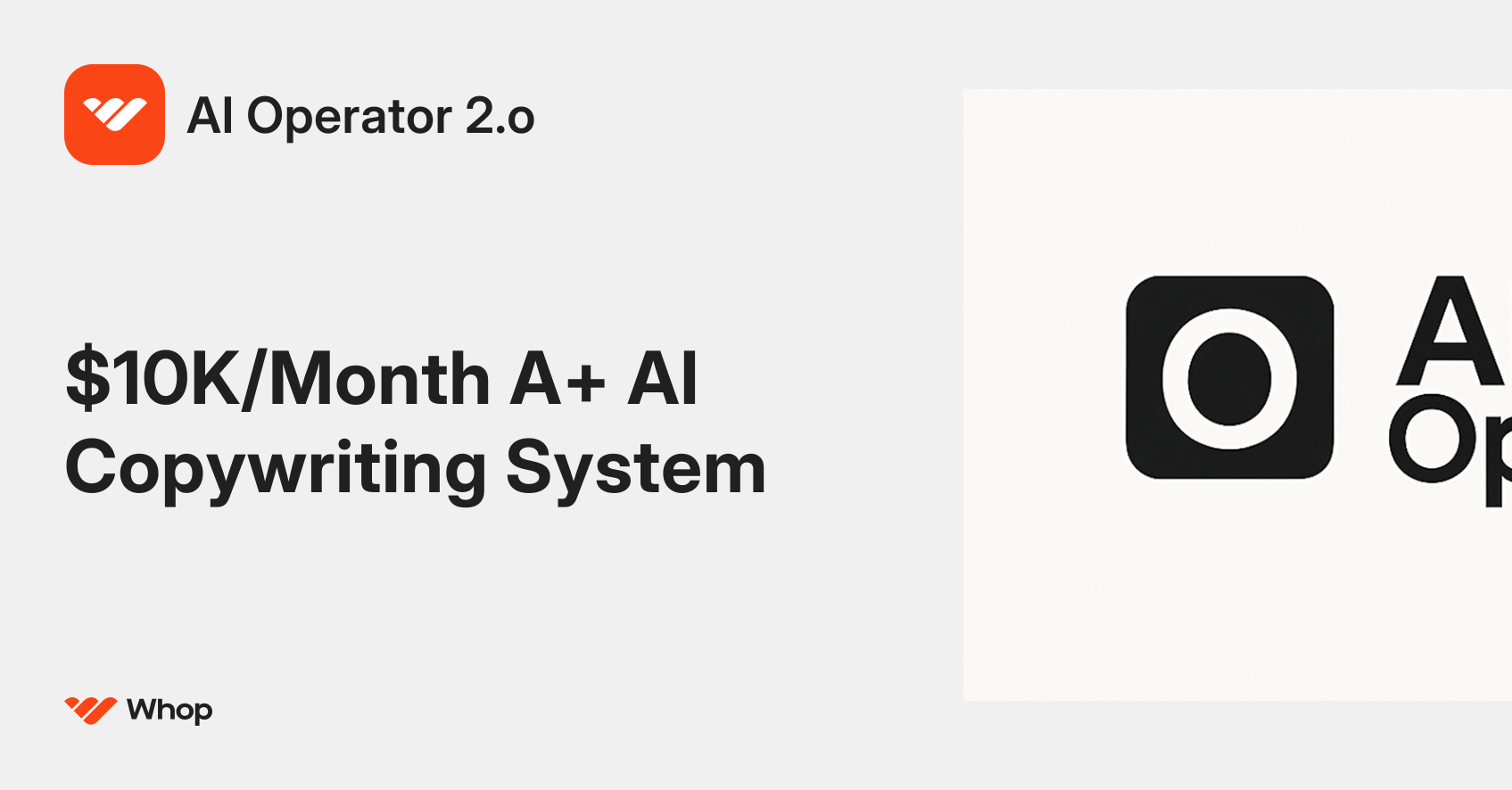 AI Operator 2.o | Whop