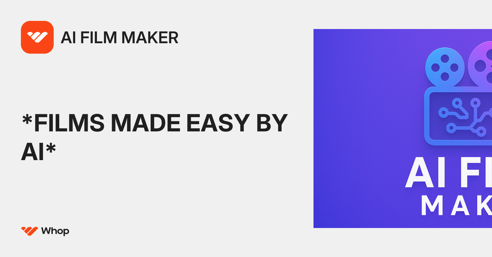 AI FILM MAKER | Whop