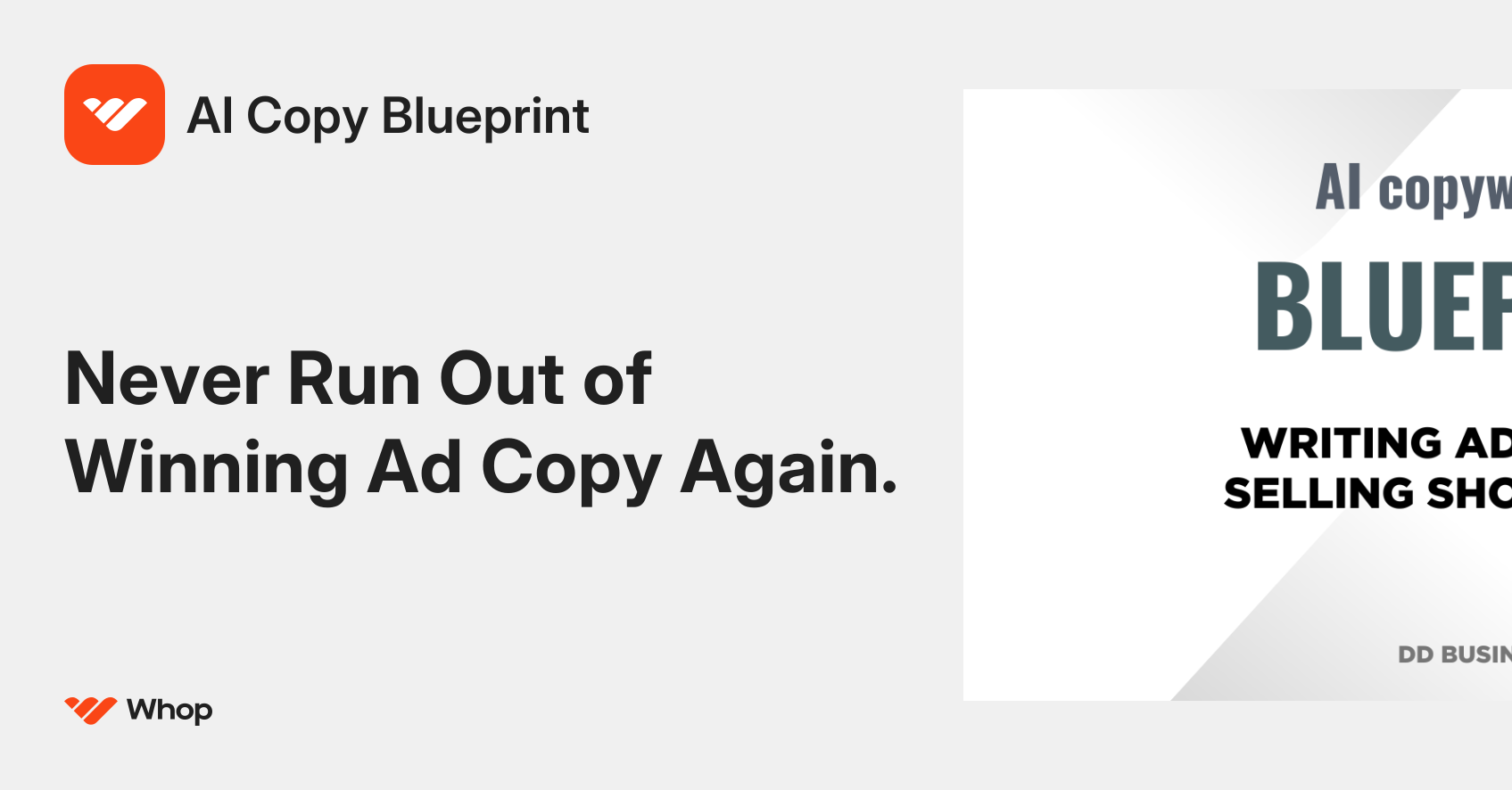 AI Copy Blueprint | Whop