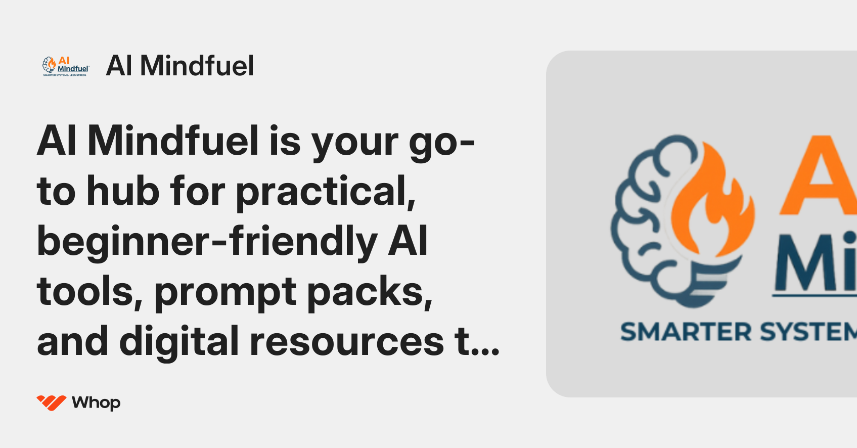 AI Mindfuel | Whop