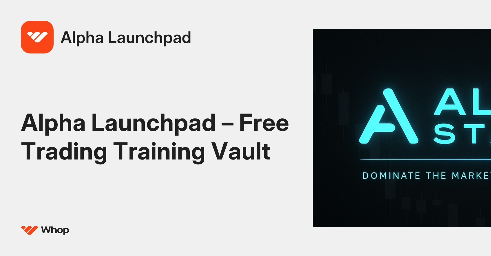 Alpha Launchpad | Whop