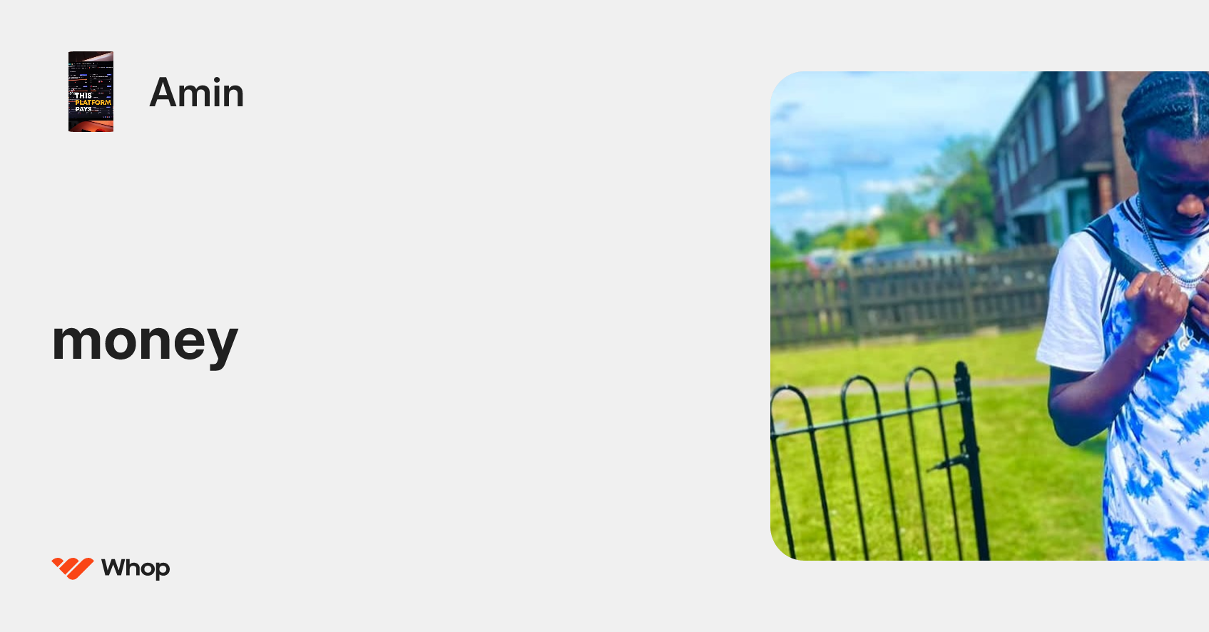 Amin | Whop