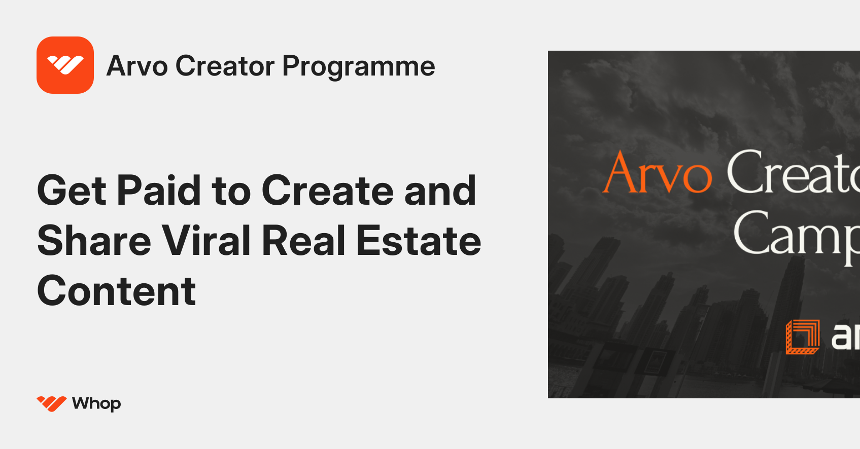 Arvo Creator Programme