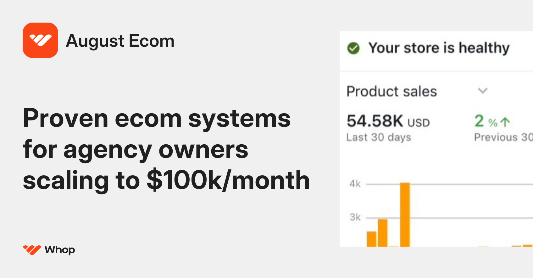 August Ecom | Whop