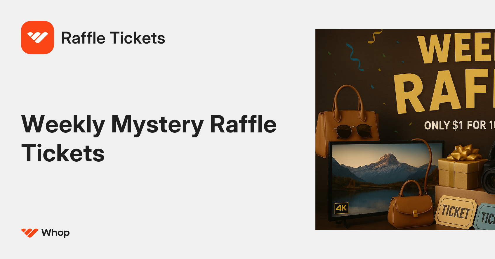 Raffle Tickets | Whop