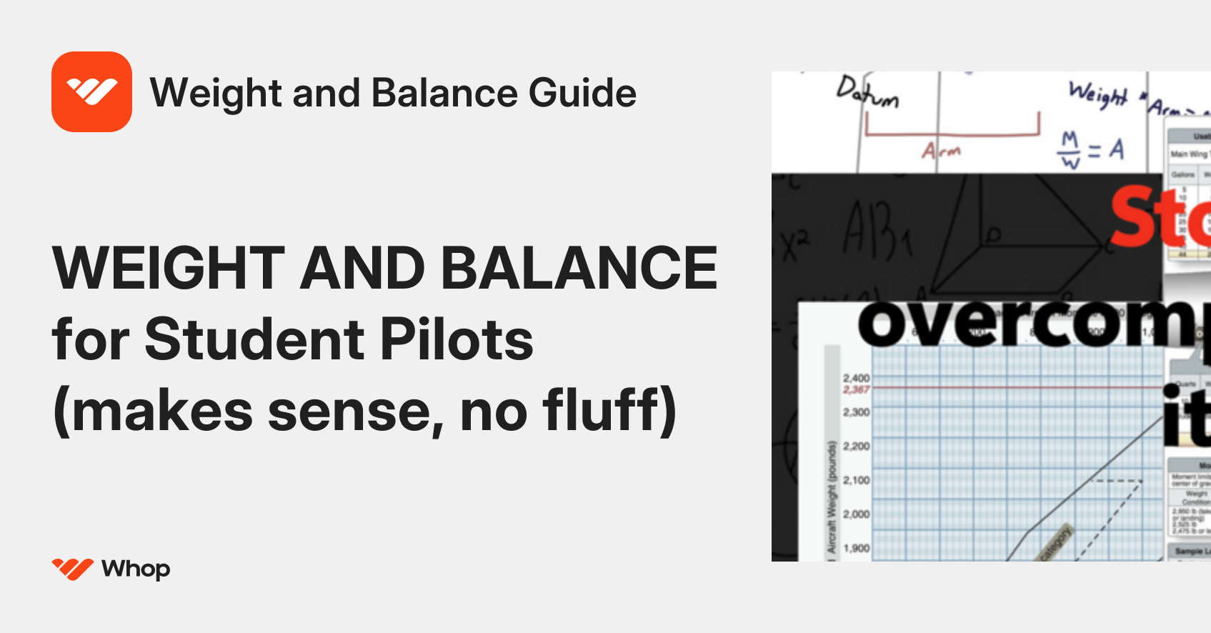 Weight and Balance Guide | Whop