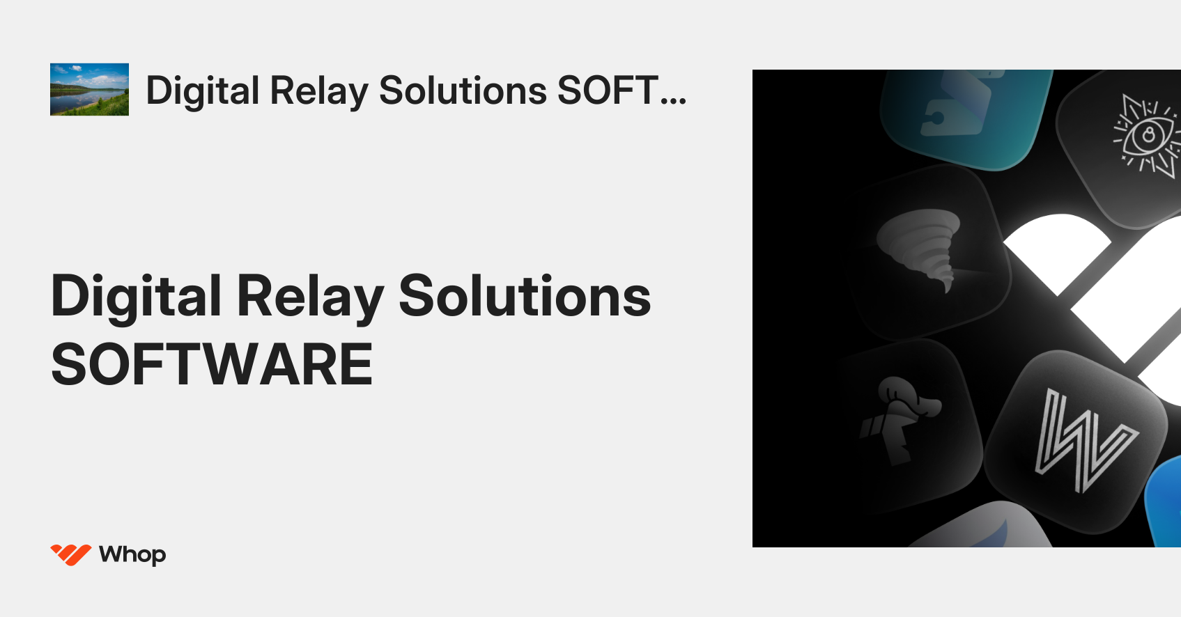 Digital Relay Solutions SOFTWARE | Whop