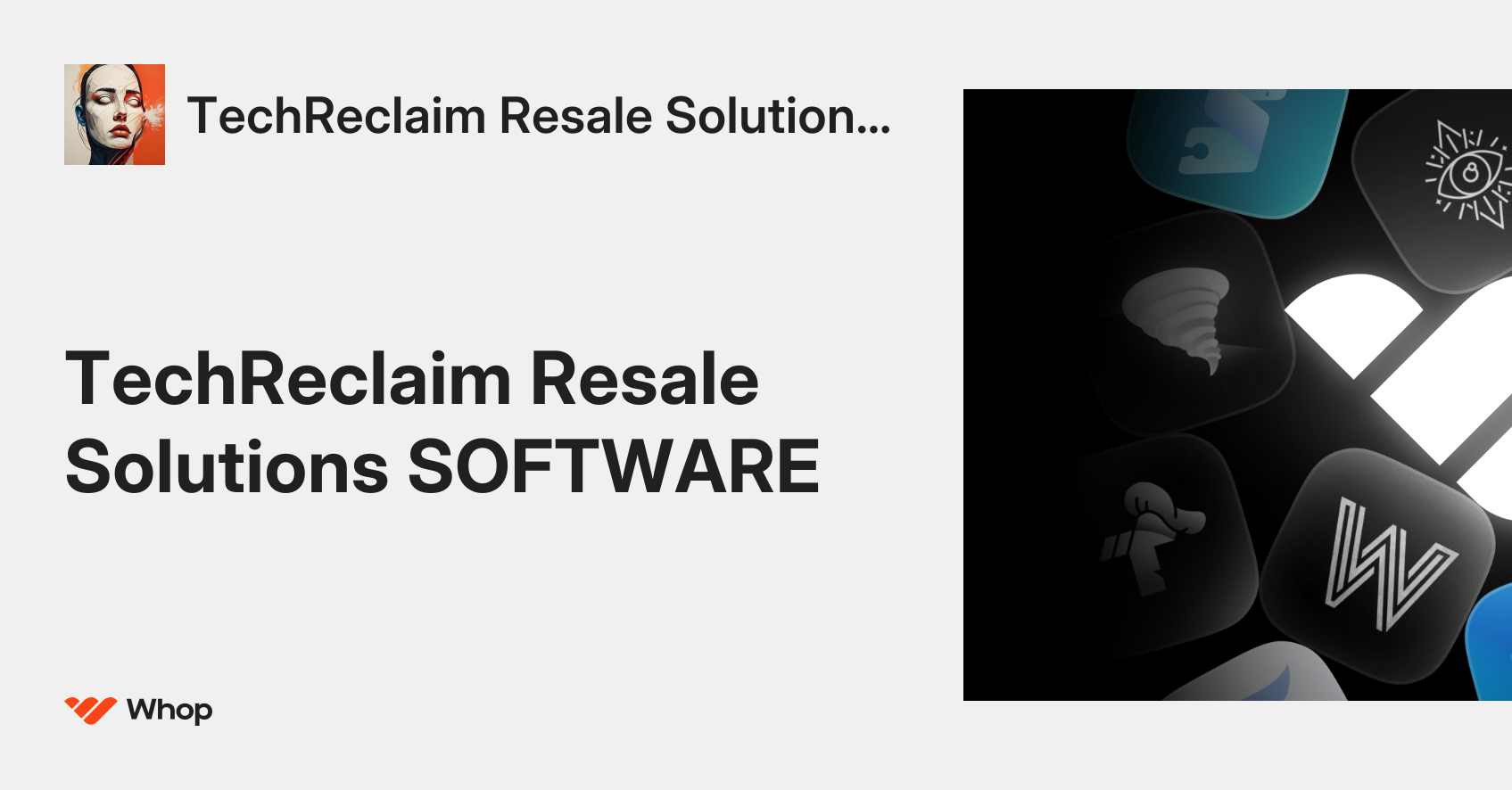TechReclaim Resale Solutions SOFTWARE | Whop