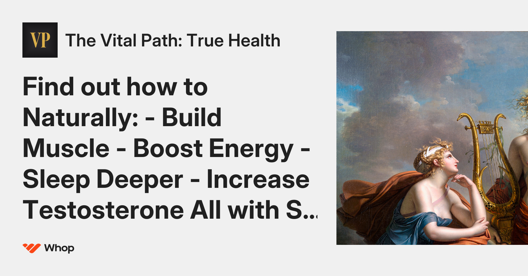 The Vital Path: True Health | Whop