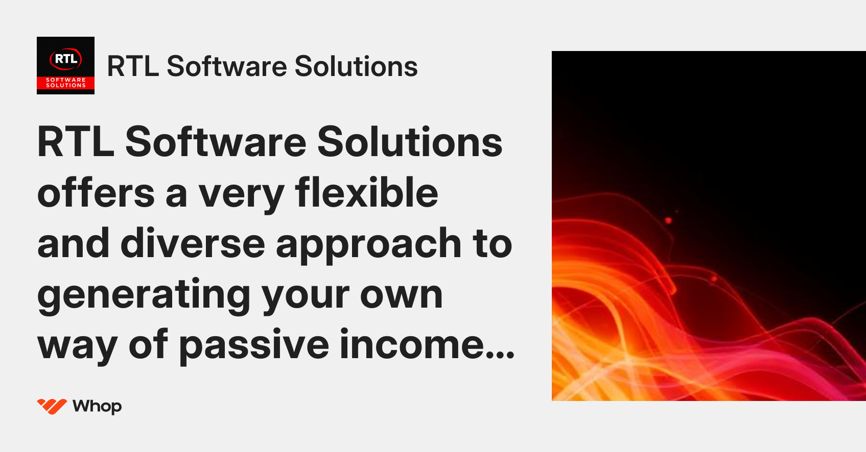 RTL Software Solutions | Whop