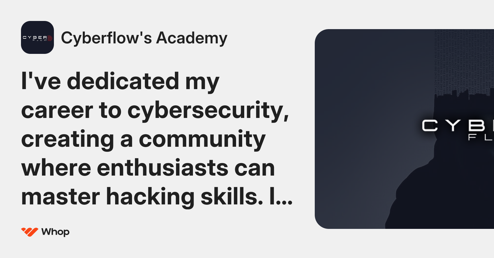 Cyberflow's Academy | Whop