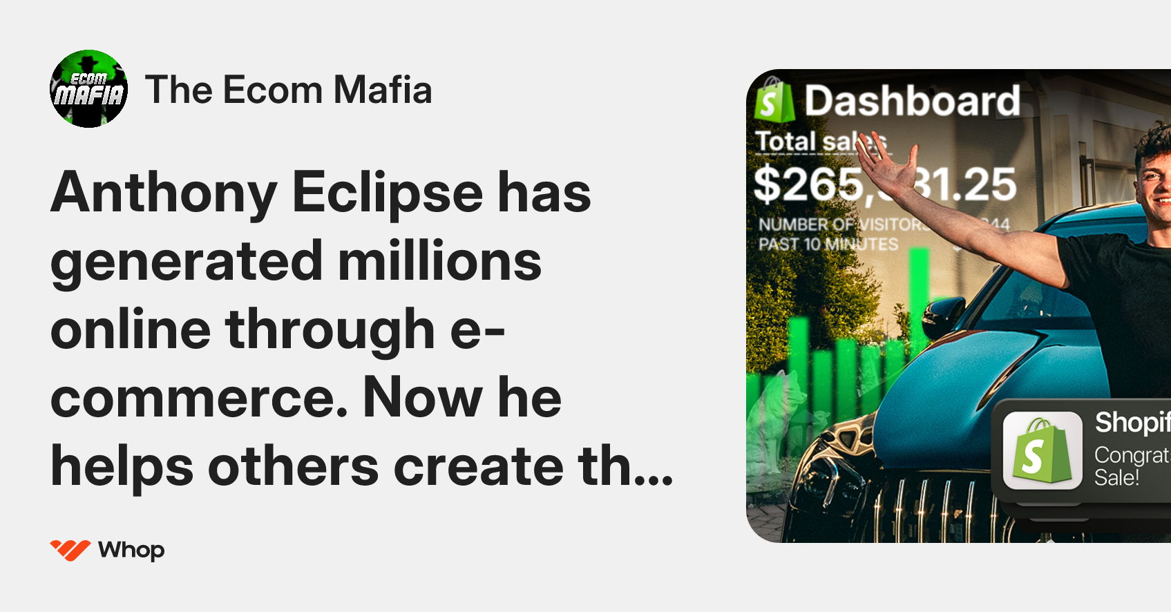 The Ecom Mafia | Whop