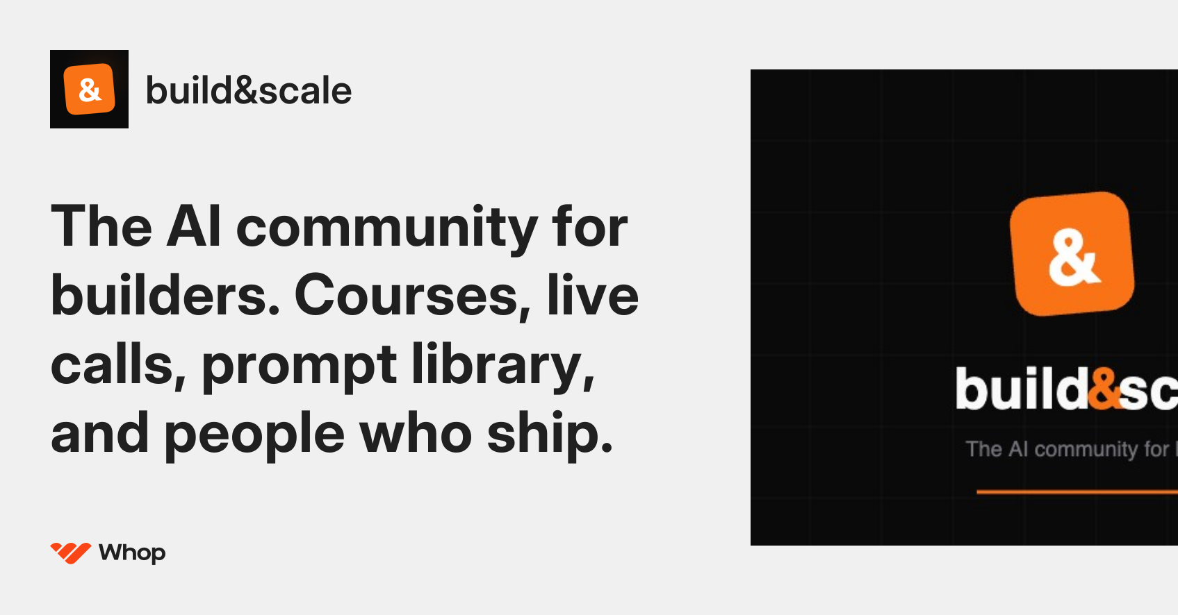 AI Apps - Build & Scale | Whop