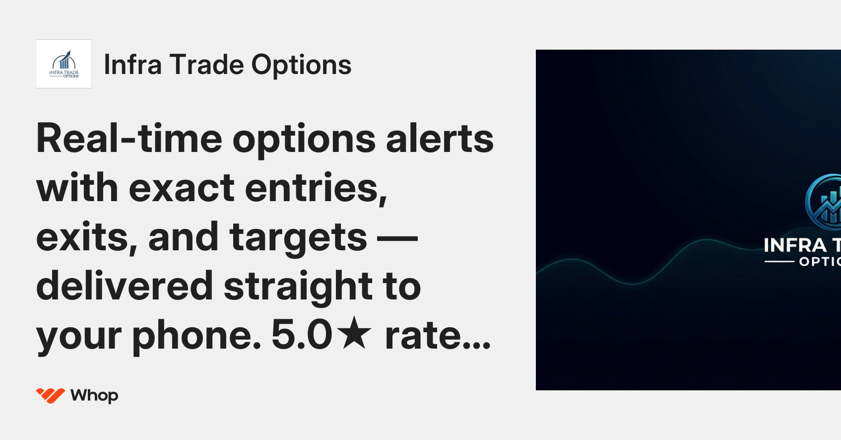 Infra Trade Options | Whop