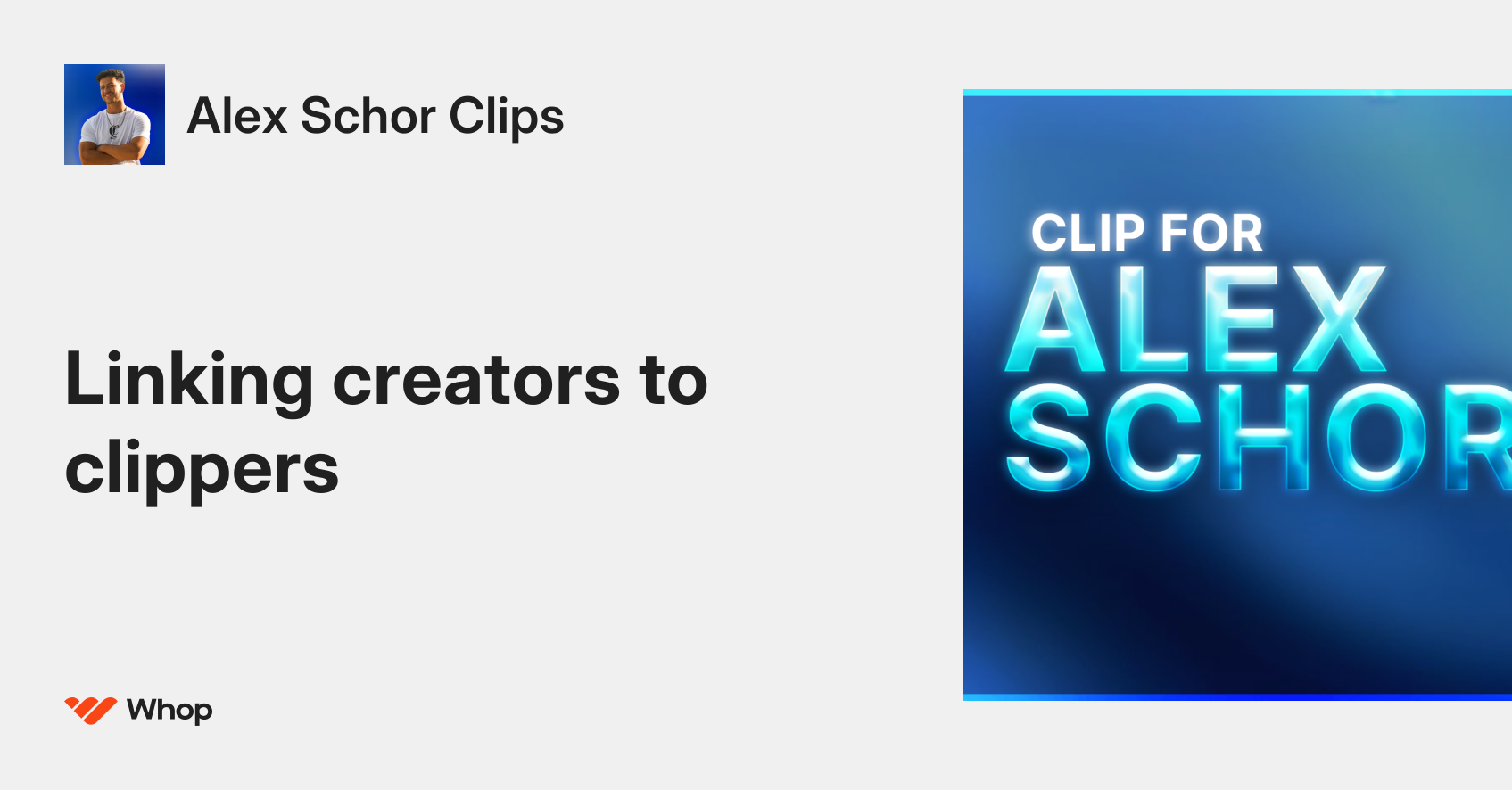 Alex Schor Clips | Whop