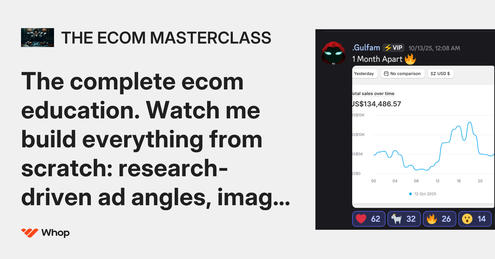 THE ECOM MASTERCLASS | Whop