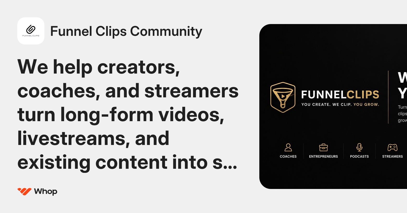 Funnel Clips Community | Whop