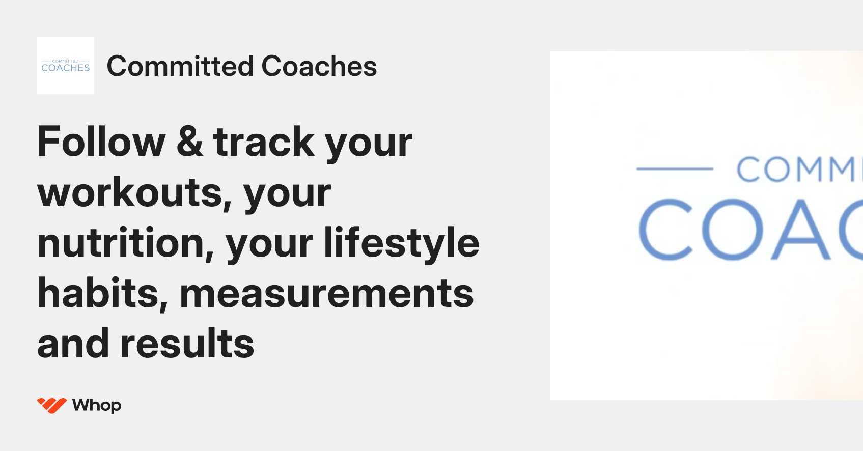 Committed Coaches | Whop