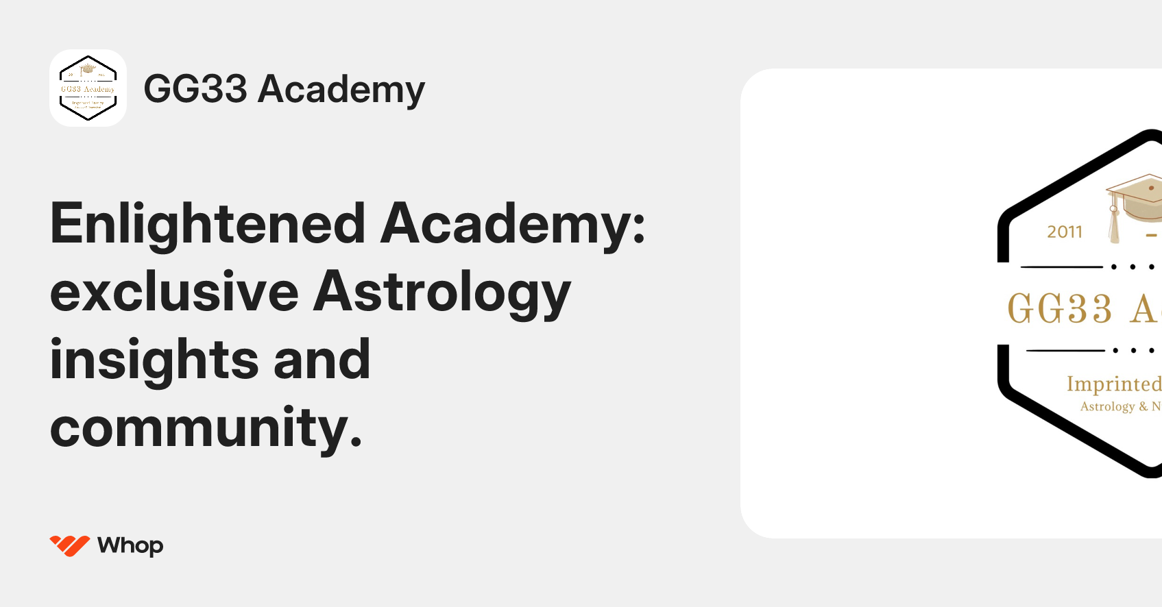 GG33 Academy | Whop
