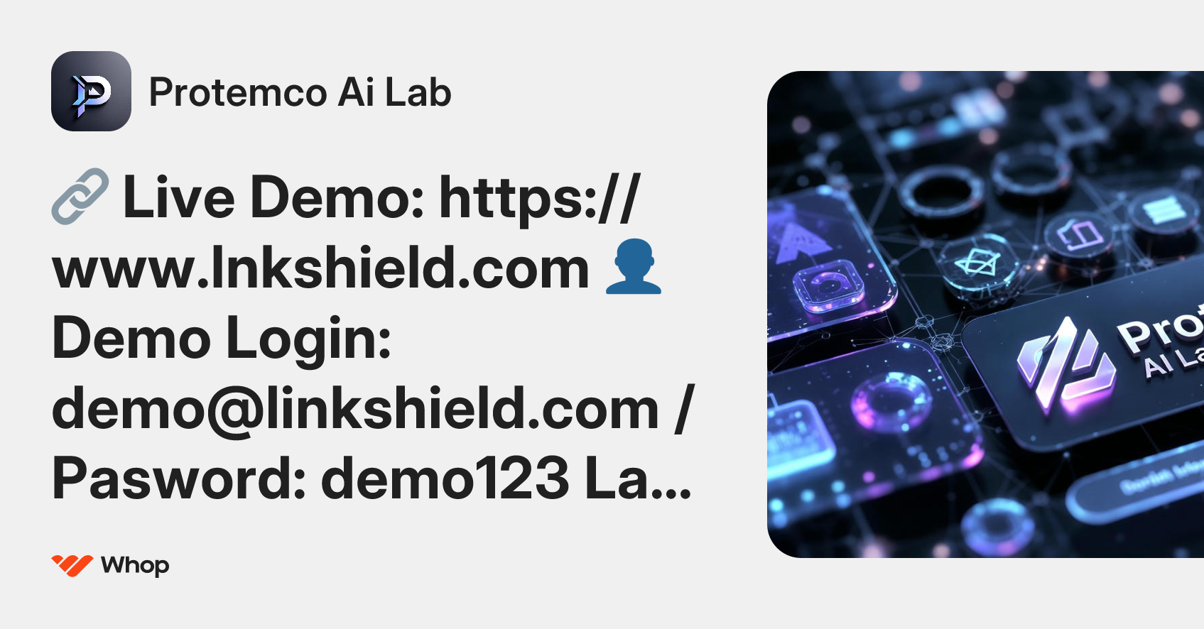 Protemco Ai Lab Whop