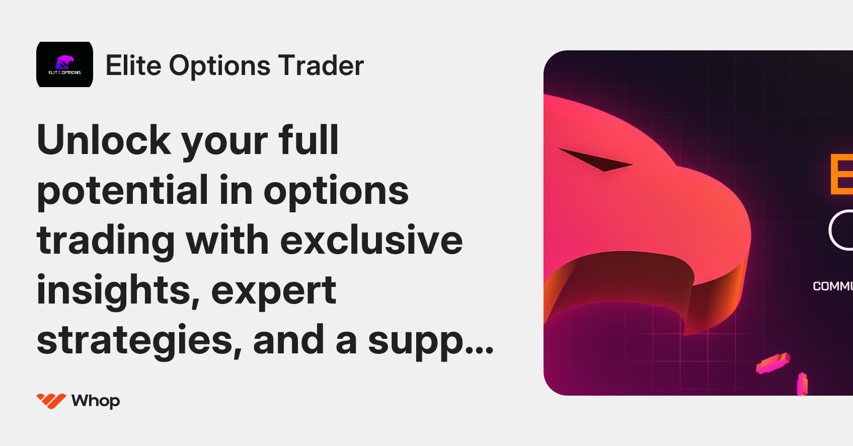 Elite Options Trader | Whop