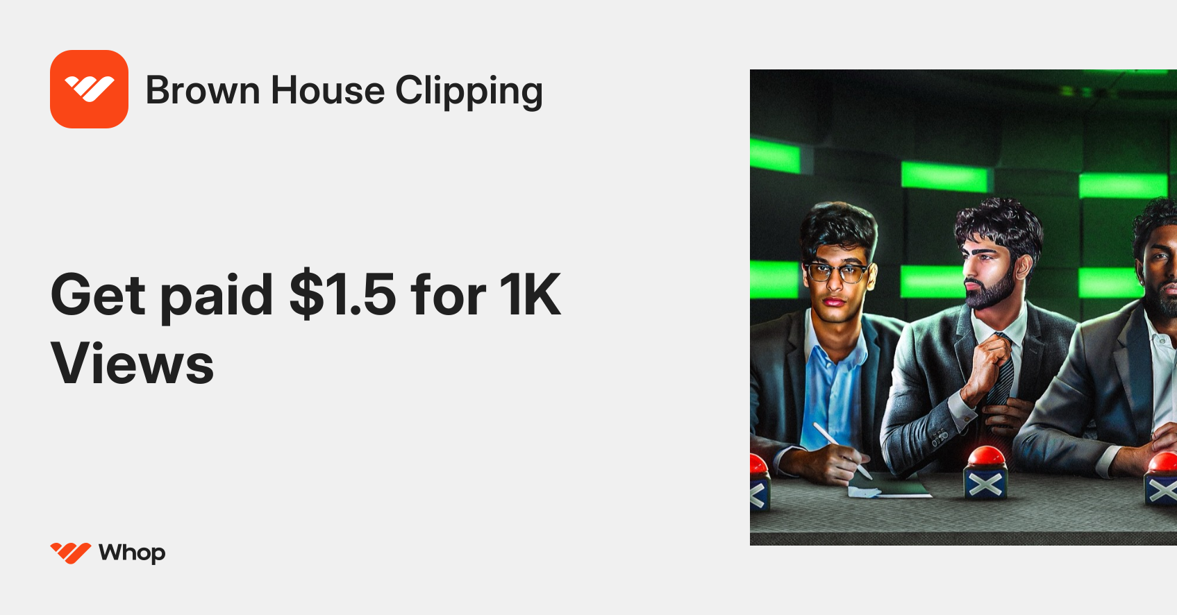 Brown House Clipping | Whop