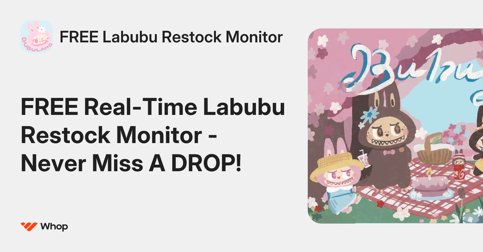 FREE Labubu Restock Monitor | Whop