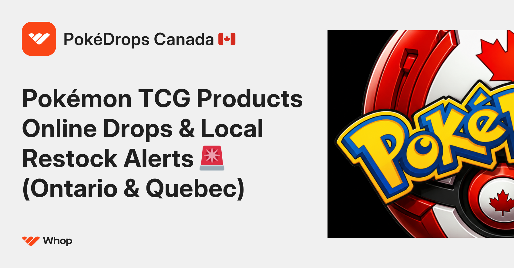 PokéDrops Canada 🇨🇦 | Whop