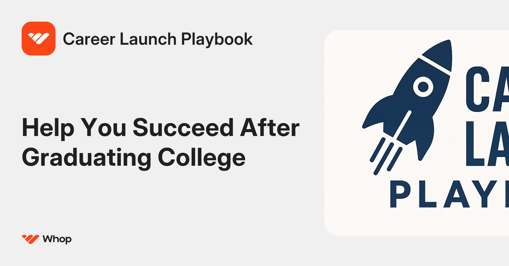 Career Launch Playbook | Whop
