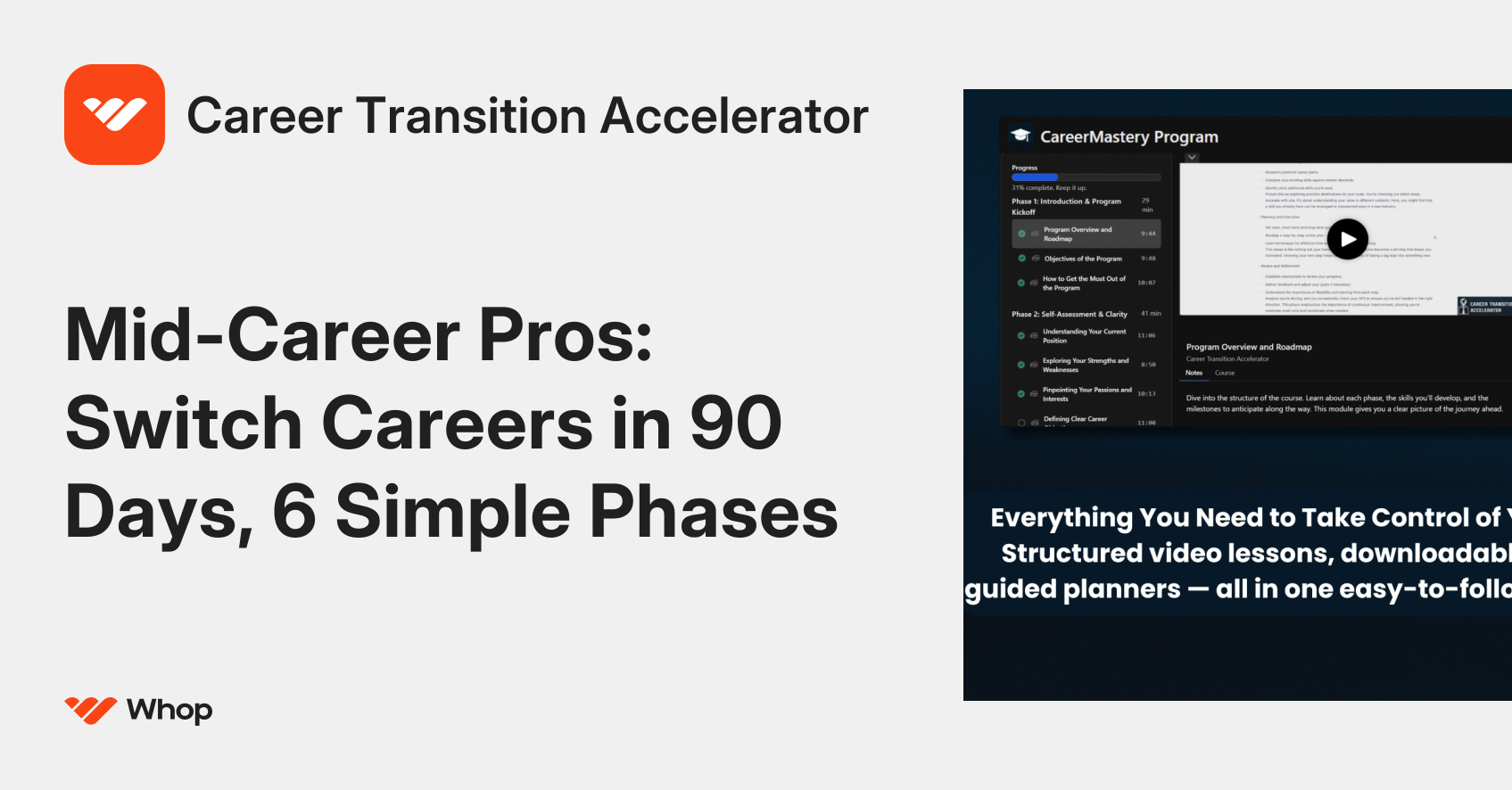 Career Transition Accelerator | Whop