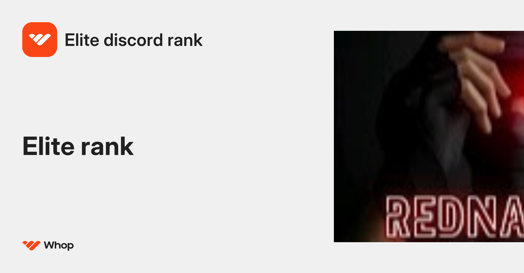 Elite discord rank