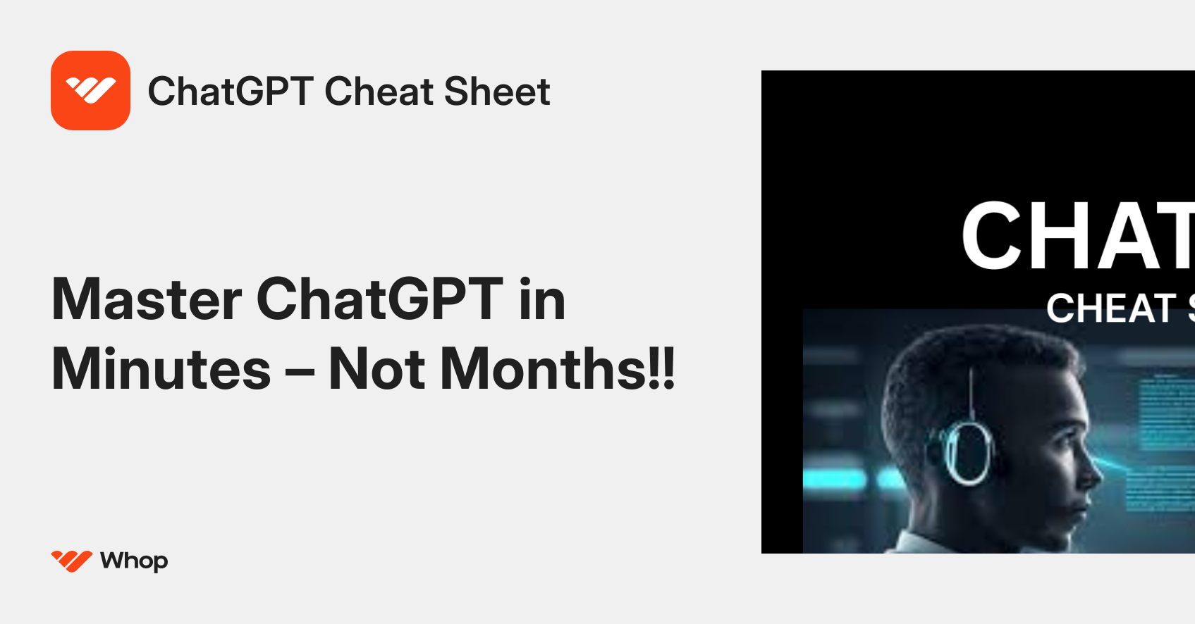 ChatGPT Cheat Sheet
