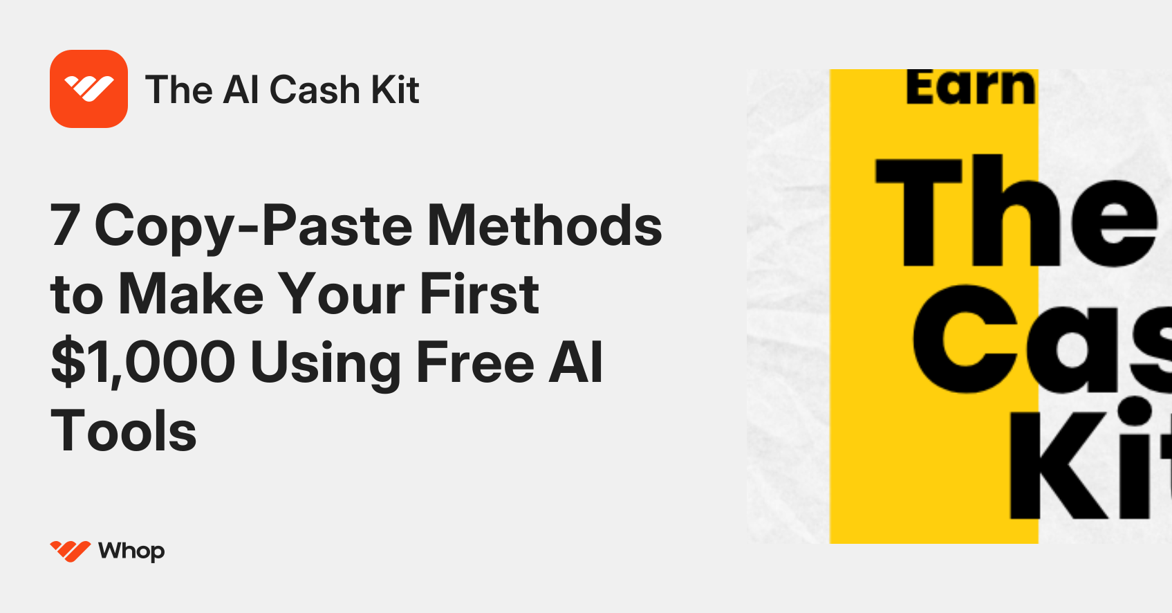 The AI Cash Kit | Whop