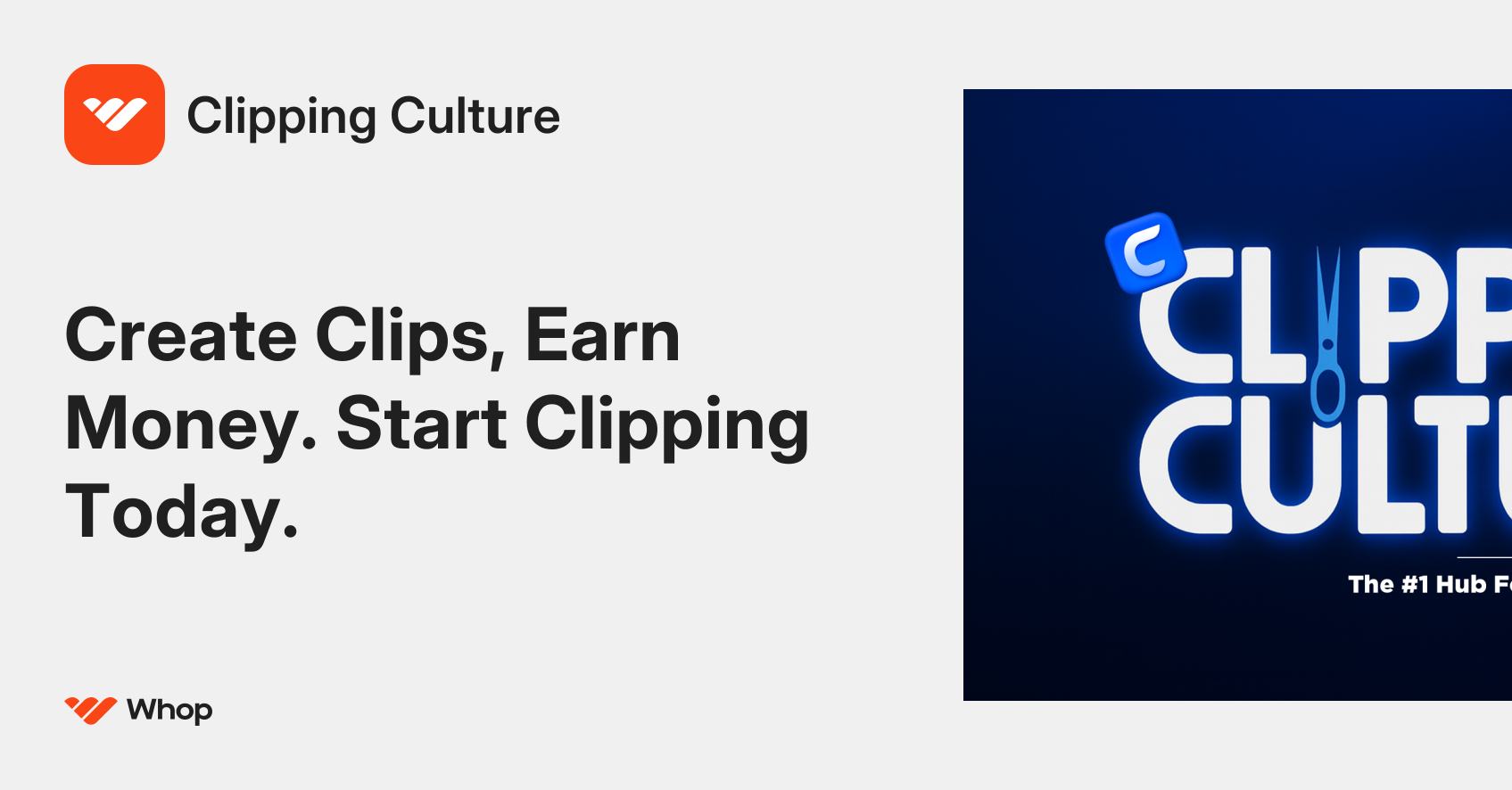 Clipping Culture | Whop