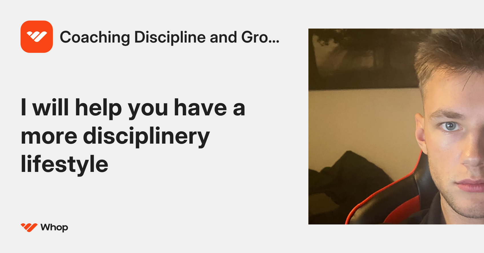 Coaching Discipline and Growth | Whop